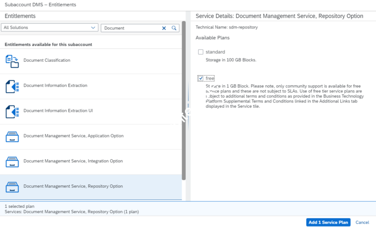 SAP BTP DMS – Integration & Repository Option- Initial Set Up ...