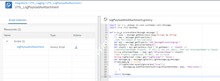 SAP CPI – Reusable Groovy Script to Log Payload as Attachments ...
