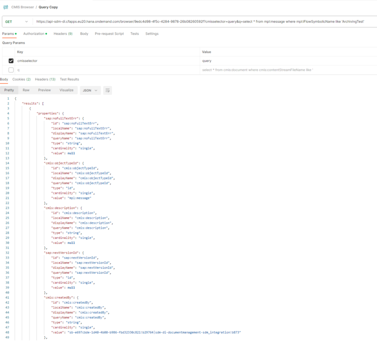 SAP CPI – Archive Message Processing Logs (MPLs) to SAP BTP Document Management Service (DMS ...